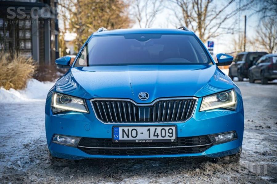 Zils Skoda SuperB 2017 Rīga, ar dzinēja tilpumu 2.00 L un nobraukumu 0 tūkst. km par 15990 €, foto 2 vietnē AUTOMOTO.COM.LV