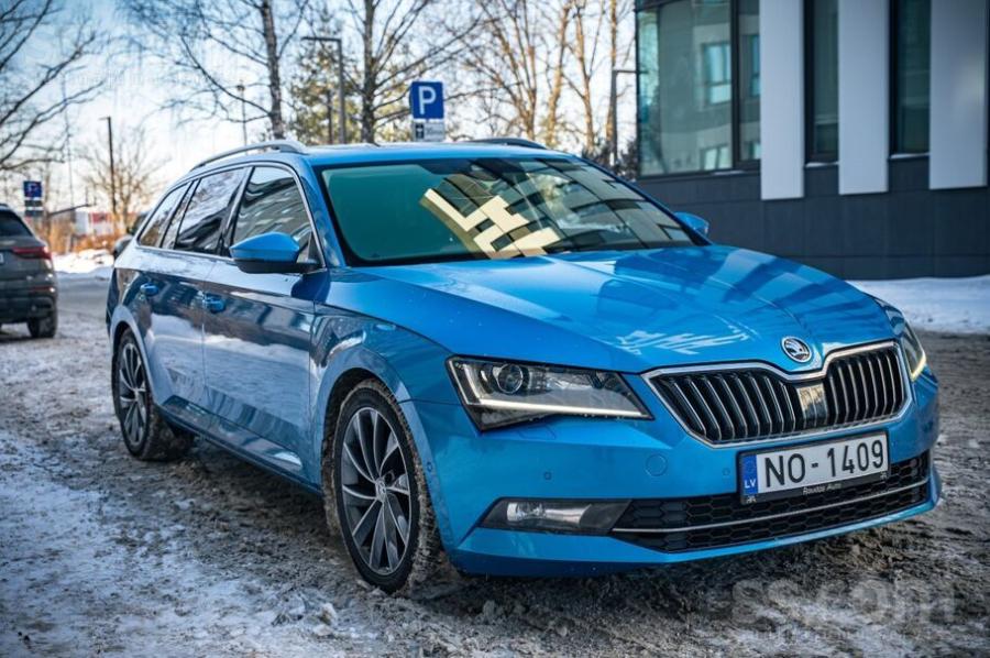 Zils Skoda SuperB 2017 Rīga, ar dzinēja tilpumu 2.00 L un nobraukumu 0 tūkst. km par 15990 €, foto 3 vietnē AUTOMOTO.COM.LV