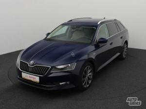 Blue Skoda SuperB 2017 in Vilnius, with an engine capacity of 2.00 L and mileage of 220 thousand km for 14899 €, photo  on AUTOMOTO.COM.LV