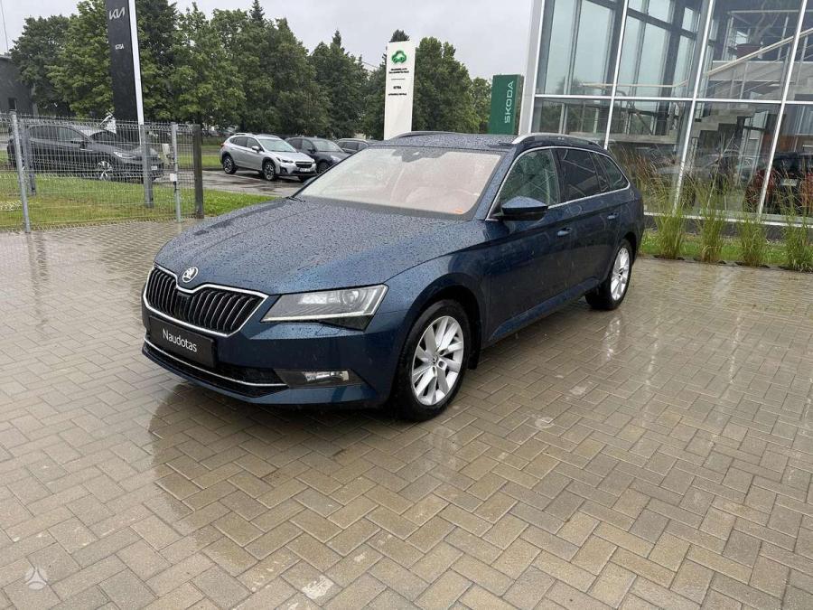 Zils Skoda SuperB 2017 Šauļi, ar dzinēja tilpumu 1.97 L un nobraukumu 139 tūkst. km par 13500 €, foto 1 vietnē AUTOMOTO.COM.LV