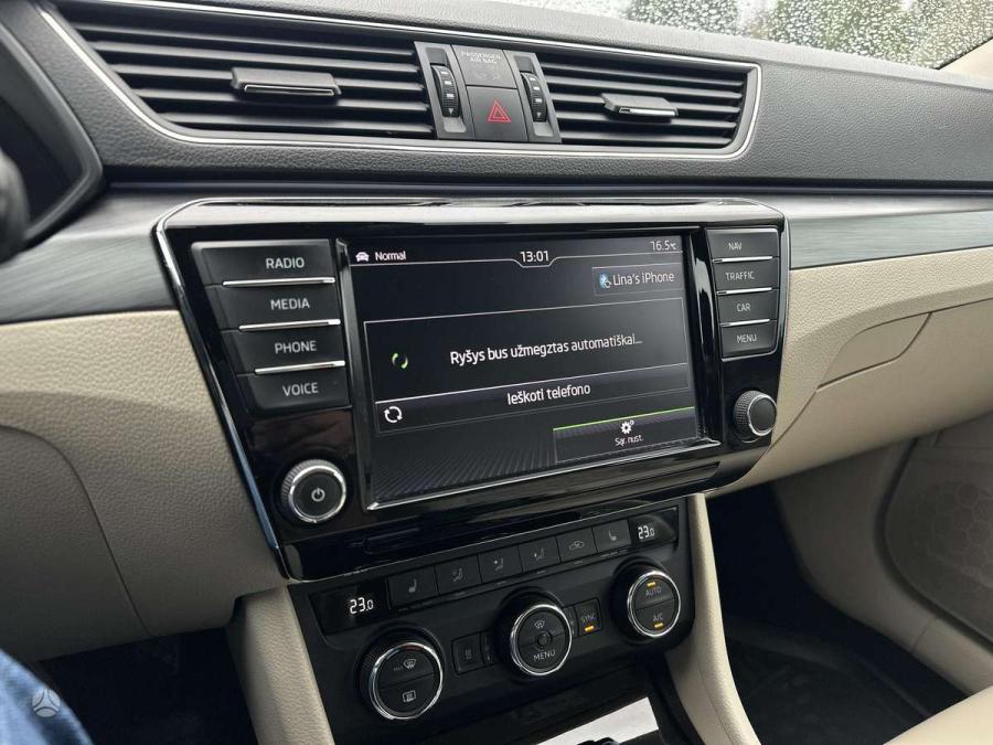 Zils Skoda SuperB 2017 Šauļi, ar dzinēja tilpumu 1.97 L un nobraukumu 139 tūkst. km par 13500 €, foto 27 vietnē AUTOMOTO.COM.LV