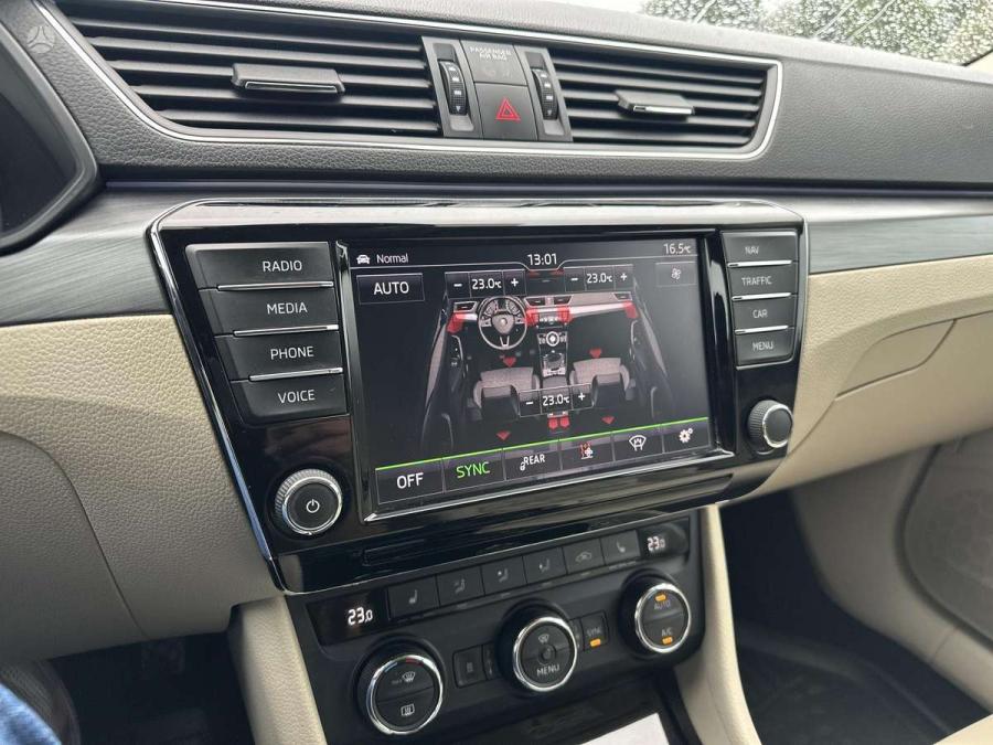 Zils Skoda SuperB 2017 Šauļi, ar dzinēja tilpumu 1.97 L un nobraukumu 139 tūkst. km par 13500 €, foto 34 vietnē AUTOMOTO.COM.LV