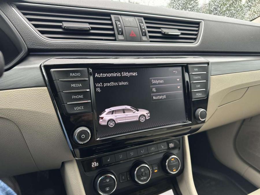 Zils Skoda SuperB 2017 Šauļi, ar dzinēja tilpumu 1.97 L un nobraukumu 139 tūkst. km par 13500 €, foto 35 vietnē AUTOMOTO.COM.LV
