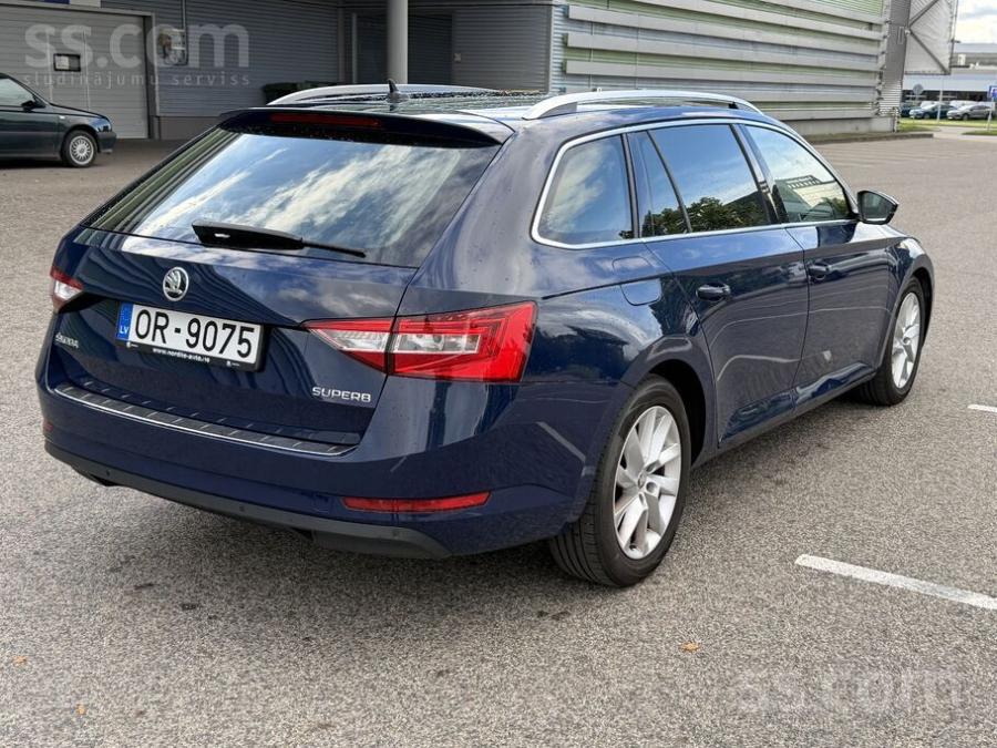 Blue Skoda SuperB 2017 in Riga, with an engine capacity of 1.50 L and mileage of 173 thousand km for 11900 €, photo 6 on AUTOMOTO.COM.LV