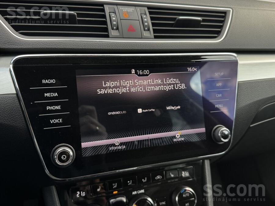 Blue Skoda SuperB 2017 in Riga, with an engine capacity of 1.40 L and mileage of 173 thousand km for 11900 €, photo 19 on AUTOMOTO.COM.LV