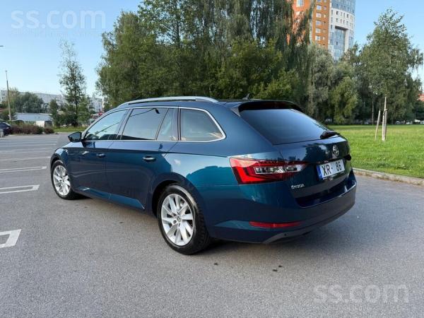 Blue Skoda SuperB 2018 in Riga, with an engine capacity of 2.00 L and mileage of 221 thousand km for 14950 €, photo 3 on AUTOMOTO.COM.LV