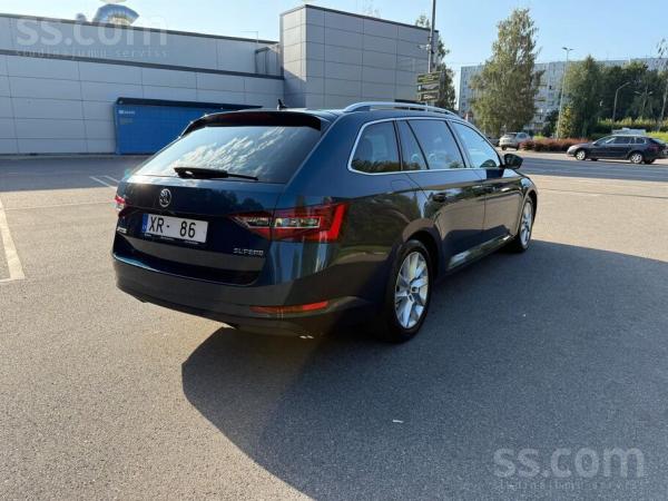 Blue Skoda SuperB 2018 in Riga, with an engine capacity of 2.00 L and mileage of 221 thousand km for 14950 €, photo 5 on AUTOMOTO.COM.LV