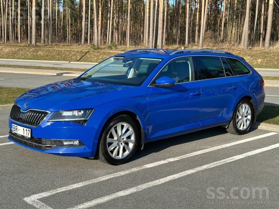 Zils Skoda SuperB 2018 Rīga, ar dzinēja tilpumu 2.00 L un nobraukumu 191 tūkst. km par 15800 €, foto 1 vietnē AUTOMOTO.COM.LV