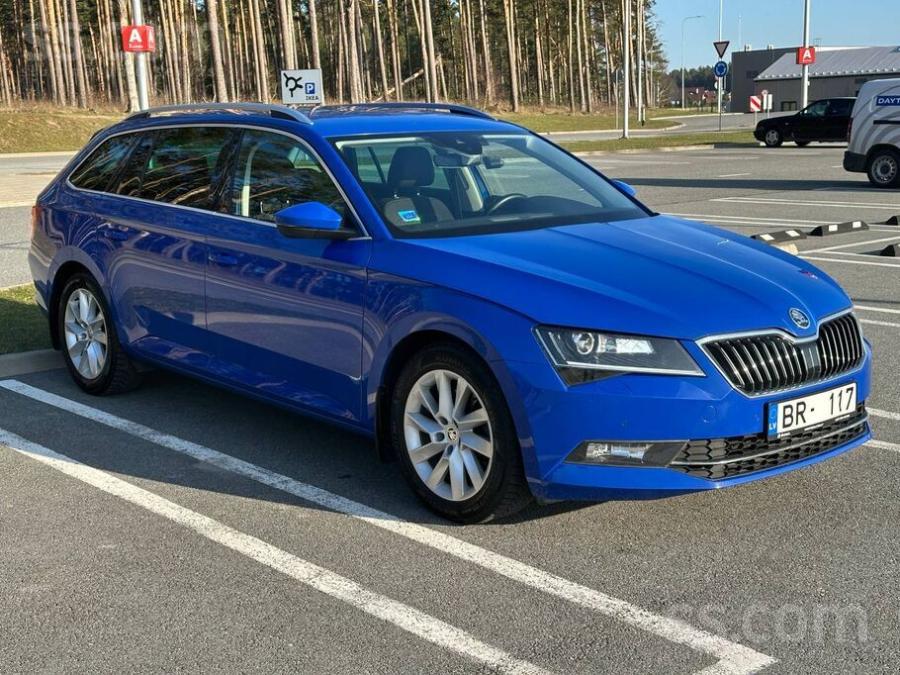 Zils Skoda SuperB 2018 Rīga, ar dzinēja tilpumu 2.00 L un nobraukumu 191 tūkst. km par 15800 €, foto 3 vietnē AUTOMOTO.COM.LV
