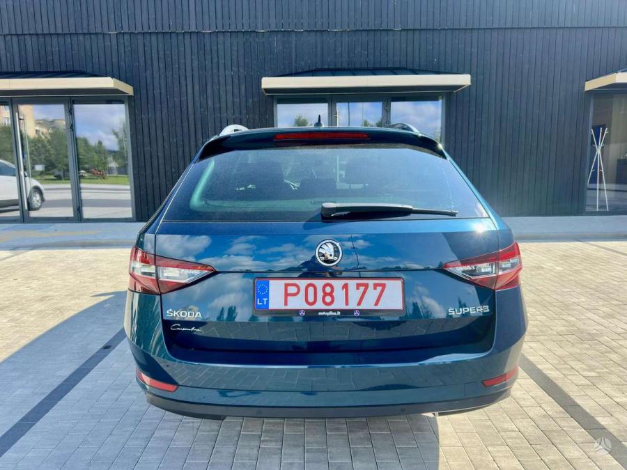 Blue Skoda SuperB 2018 in Siauliai, with an engine capacity of 1.60 L and mileage of 234 thousand km for 11200 €, photo 9 on AUTOMOTO.COM.LV