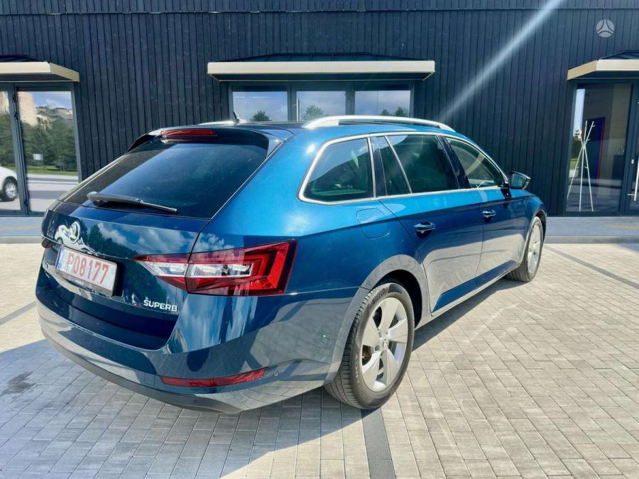 Blue Skoda SuperB 2018 in Siauliai, with an engine capacity of 1.60 L and mileage of 234 thousand km for 11200 €, photo 10 on AUTOMOTO.COM.LV
