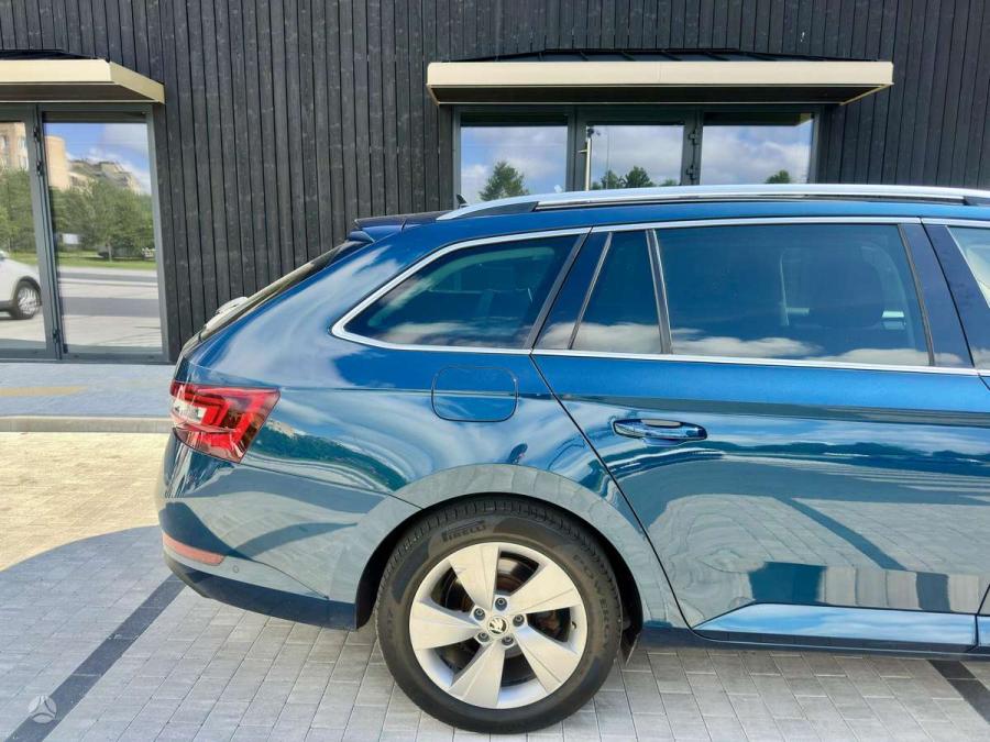 Blue Skoda SuperB 2018 in Siauliai, with an engine capacity of 1.60 L and mileage of 234 thousand km for 11200 €, photo 11 on AUTOMOTO.COM.LV