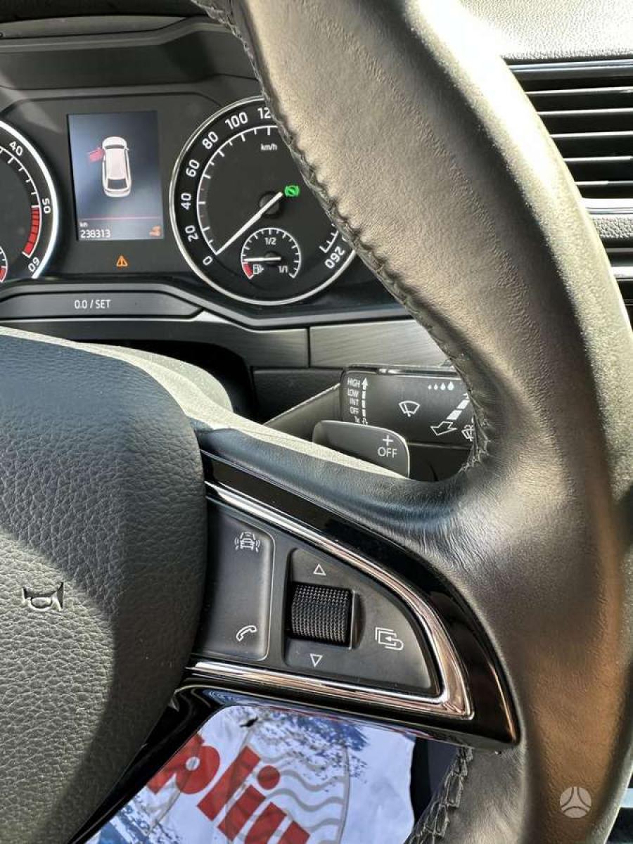 Blue Skoda SuperB 2018 in Siauliai, with an engine capacity of 1.60 L and mileage of 234 thousand km for 11200 €, photo 31 on AUTOMOTO.COM.LV