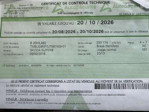 Blue Skoda SuperB 2018 in Siauliai, with an engine capacity of 1.60 L and mileage of 234 thousand km for 11200 €, photo 38 on AUTOMOTO.COM.LV
