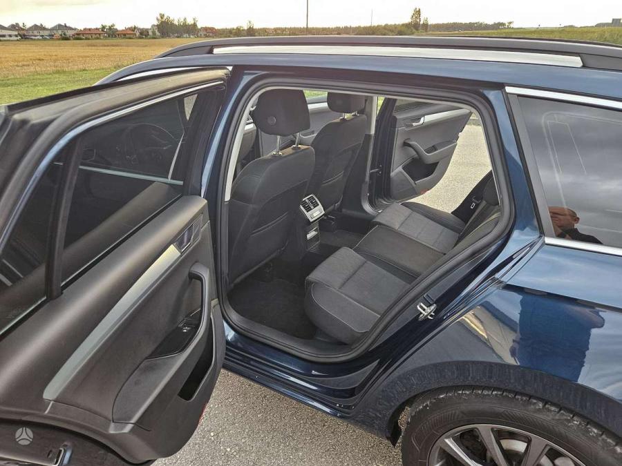 Blue Skoda SuperB 2018 in Kursenai, with an engine capacity of 1.40 L and mileage of 203 thousand km for 14000 €, photo 9 on AUTOMOTO.COM.LV