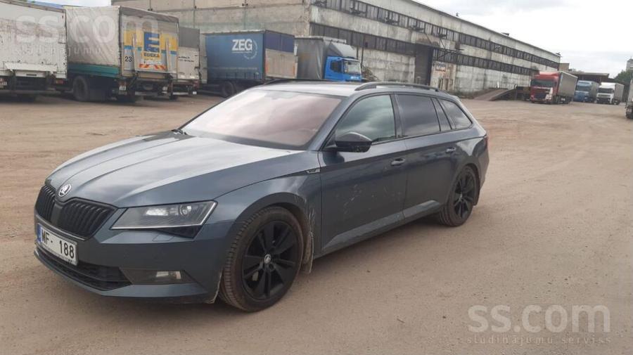 Zils Skoda SuperB 2018 Ogre, ar dzinēja tilpumu 2.00 L un nobraukumu 230 tūkst. km par 17900 €, foto 3 vietnē AUTOMOTO.COM.LV