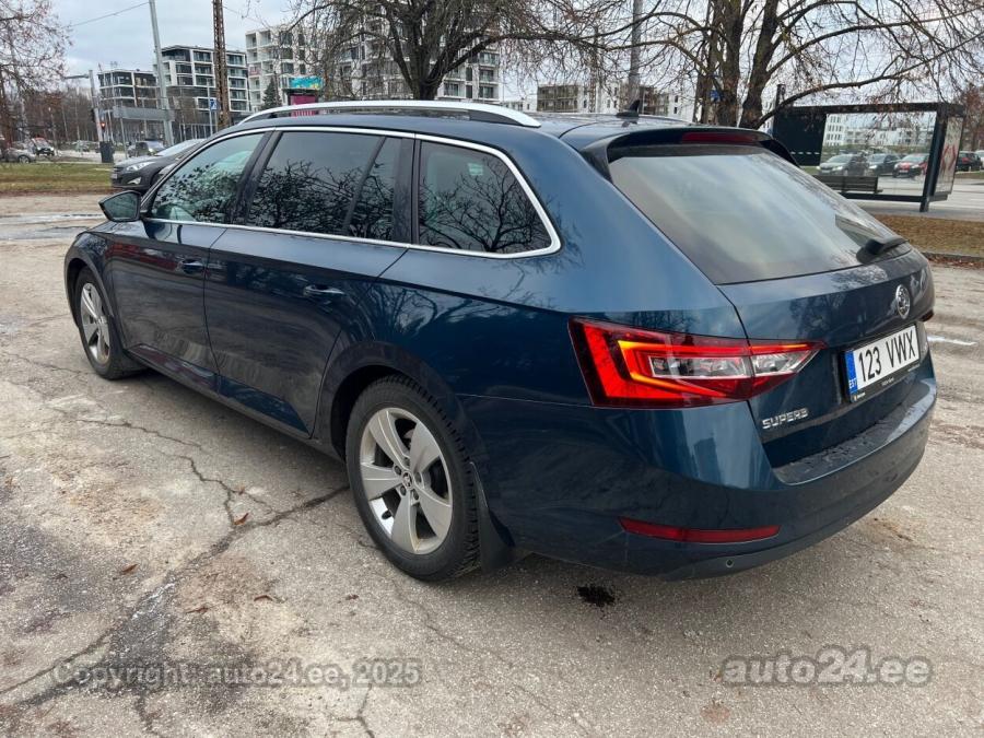 Blue Skoda SuperB 2019 in Tallinn, with an engine capacity of 1.50 L and mileage of 62 thousand km for 18800 €, photo 8 on AUTOMOTO.COM.LV