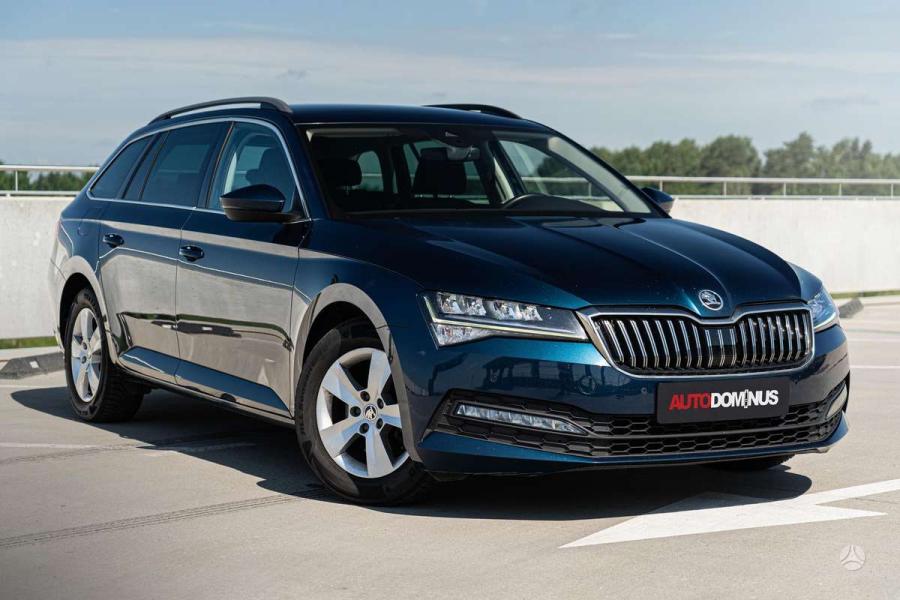 Blue Skoda SuperB 2019 in Vilnius, with an engine capacity of 1.60 L and mileage of 214 thousand km for 12000 €, photo 1 on AUTOMOTO.COM.LV