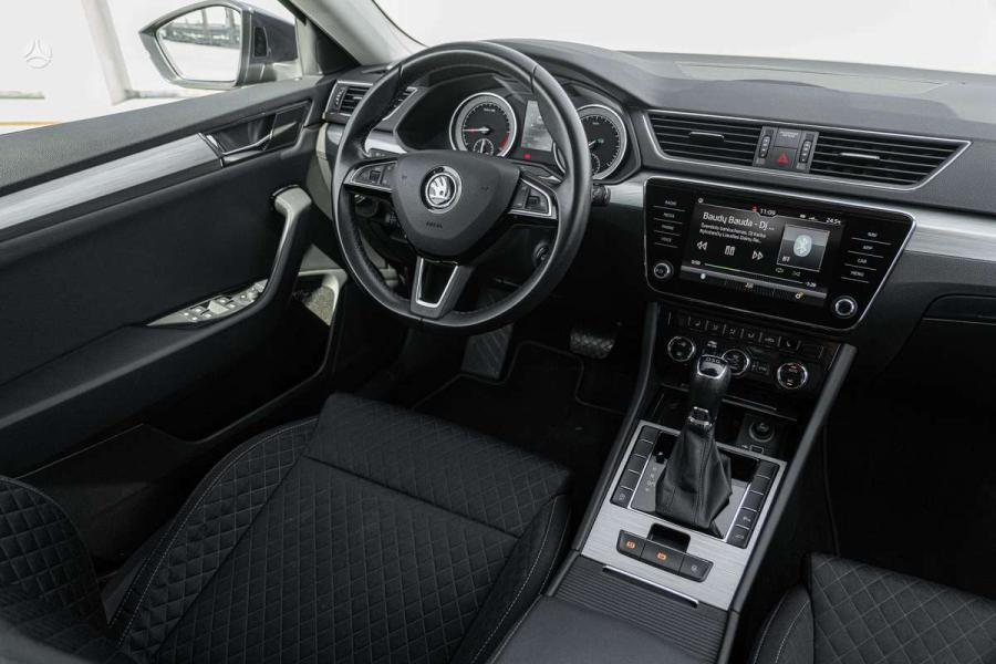Blue Skoda SuperB 2019 in Vilnius, with an engine capacity of 1.60 L and mileage of 214 thousand km for 12000 €, photo 38 on AUTOMOTO.COM.LV