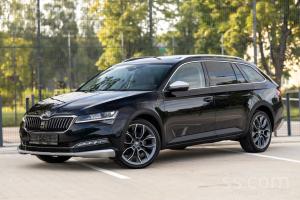 Blue Skoda SuperB 2019 in Riga, with an engine capacity of 2.00 L and mileage of 221 thousand km for 17900 €, photo  on AUTOMOTO.COM.LV