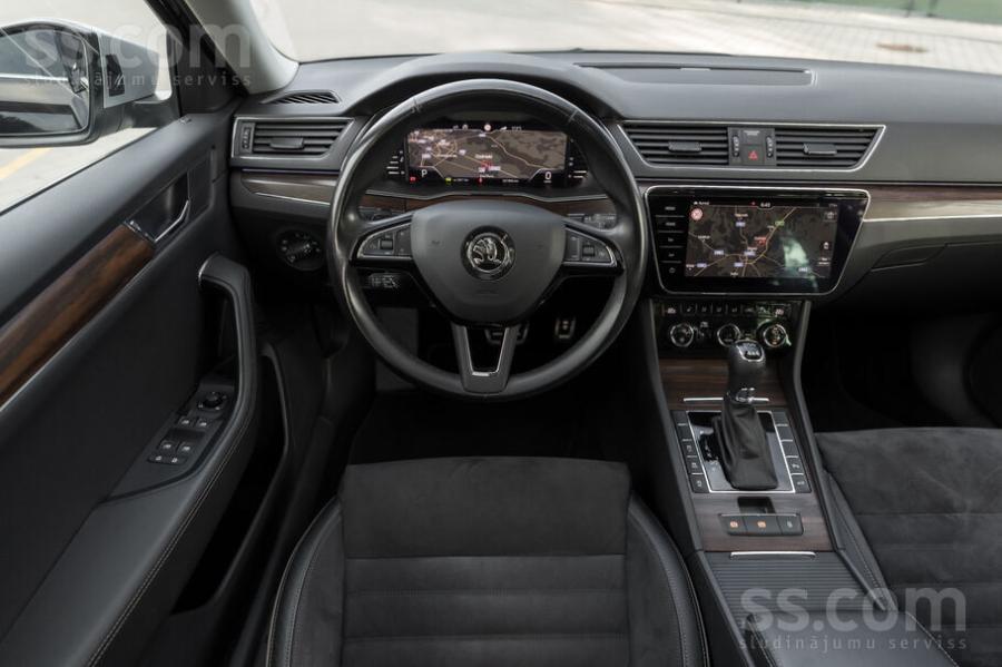Zils Skoda SuperB 2019 Rīga, ar dzinēja tilpumu 2.00 L un nobraukumu 221 tūkst. km par 17900 €, foto 26 vietnē AUTOMOTO.COM.LV