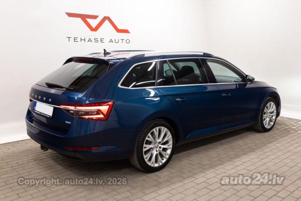 Blue Skoda SuperB 2020 in Tartu, with an engine capacity of 2.00 L and mileage of 148 thousand km for 20500 €, photo 2 on AUTOMOTO.COM.LV