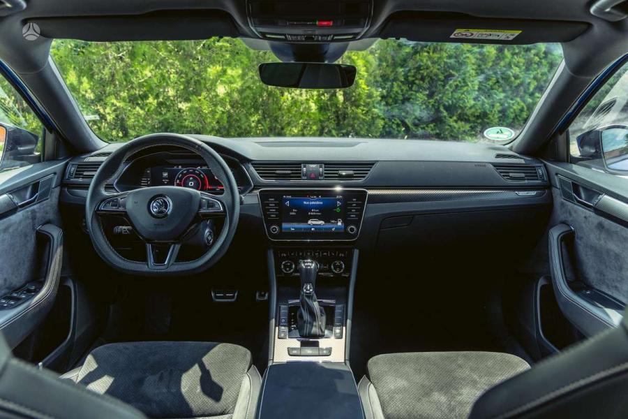 Blue Skoda SuperB 2020 in Klaipeda, with an engine capacity of 1.98 L and mileage of 62 thousand km for 25555 €, photo 7 on AUTOMOTO.COM.LV