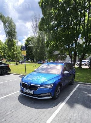 Zils Skoda SuperB 2020 Rīga, ar dzinēja tilpumu 2.00 L un nobraukumu 114 tūkst. km par 24995 €, foto  vietnē AUTOMOTO.COM.LV