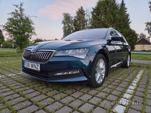 Zils Skoda SuperB 2020 Tallina, ar dzinēja tilpumu 2.00 L un nobraukumu 127 tūkst. km par 17900 €, foto  vietnē AUTOMOTO.COM.LV