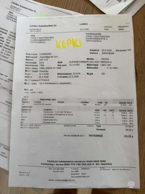 Zils Skoda SuperB 2020 Kelmė, ar dzinēja tilpumu 1.97 L un nobraukumu 333 tūkst. km par 11900 €, foto 46 vietnē AUTOMOTO.COM.LV