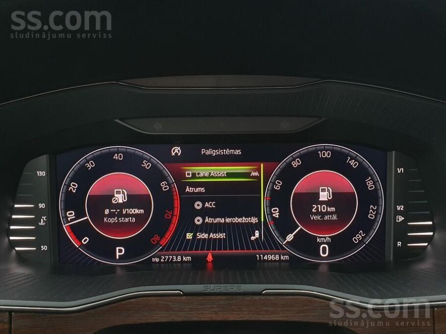 Zils Skoda SuperB 2020 Rīga, ar dzinēja tilpumu 2.00 L un nobraukumu 115 tūkst. km par 24900 €, foto 15 vietnē AUTOMOTO.COM.LV