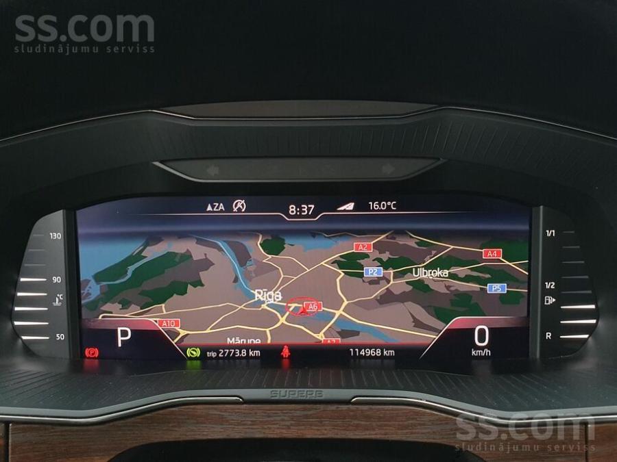 Zils Skoda SuperB 2020 Rīga, ar dzinēja tilpumu 2.00 L un nobraukumu 115 tūkst. km par 24900 €, foto 17 vietnē AUTOMOTO.COM.LV