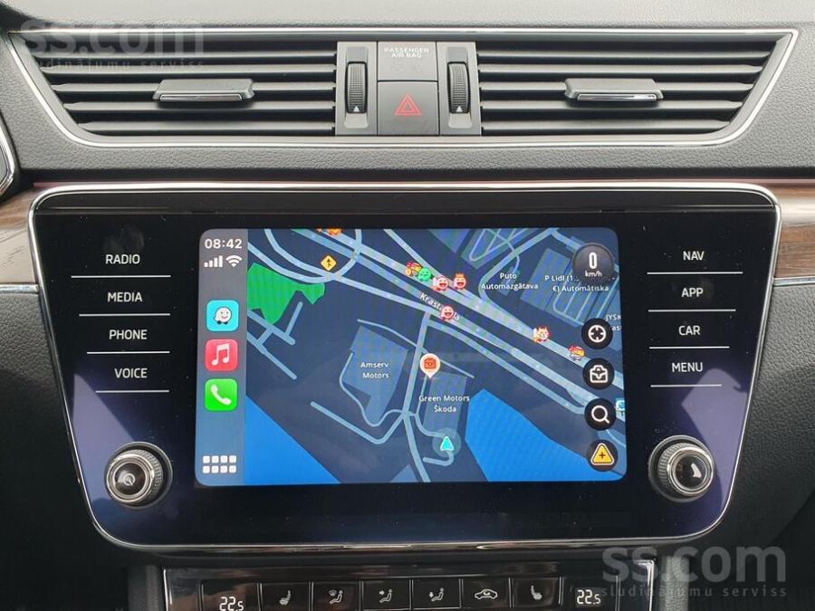 Zils Skoda SuperB 2020 Rīga, ar dzinēja tilpumu 2.00 L un nobraukumu 115 tūkst. km par 24900 €, foto 23 vietnē AUTOMOTO.COM.LV