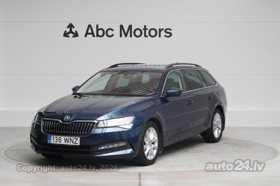 Zils Skoda SuperB 2020 Tallina, ar dzinēja tilpumu 2.00 L un nobraukumu 127 tūkst. km par 19890 €, foto 1 vietnē AUTOMOTO.COM.LV