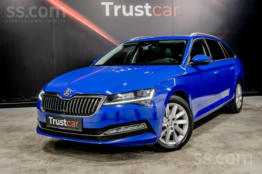 Zils Skoda SuperB 2021 Tallina, ar dzinēja tilpumu 2.00 L un nobraukumu 181 tūkst. km par 18995 €, foto 1 vietnē AUTOMOTO.COM.LV