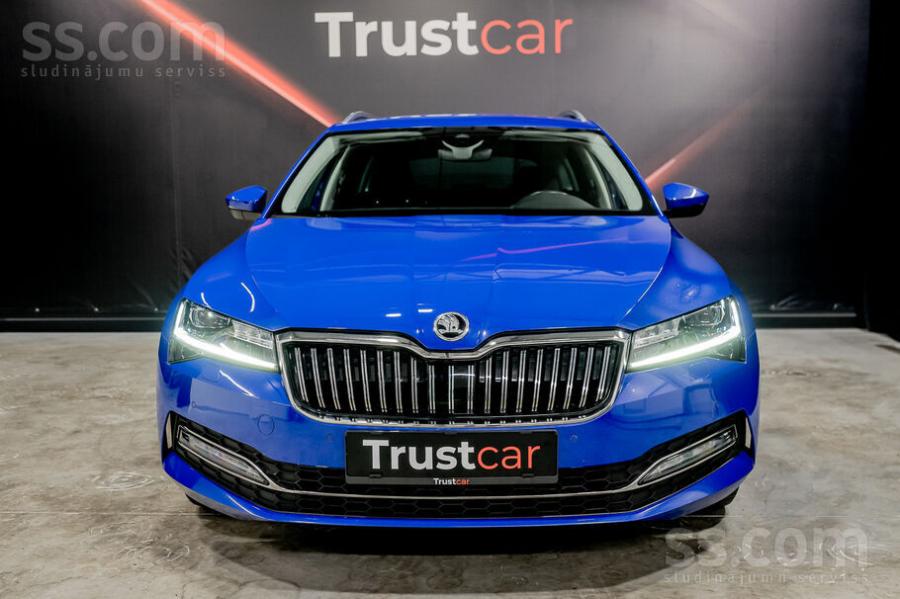 Zils Skoda SuperB 2021 Tallina, ar dzinēja tilpumu 2.00 L un nobraukumu 181 tūkst. km par 18995 €, foto 2 vietnē AUTOMOTO.COM.LV