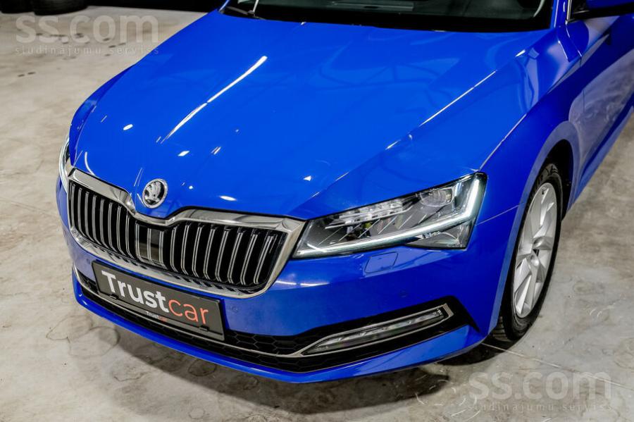 Zils Skoda SuperB 2021 Tallina, ar dzinēja tilpumu 2.00 L un nobraukumu 181 tūkst. km par 18995 €, foto 3 vietnē AUTOMOTO.COM.LV