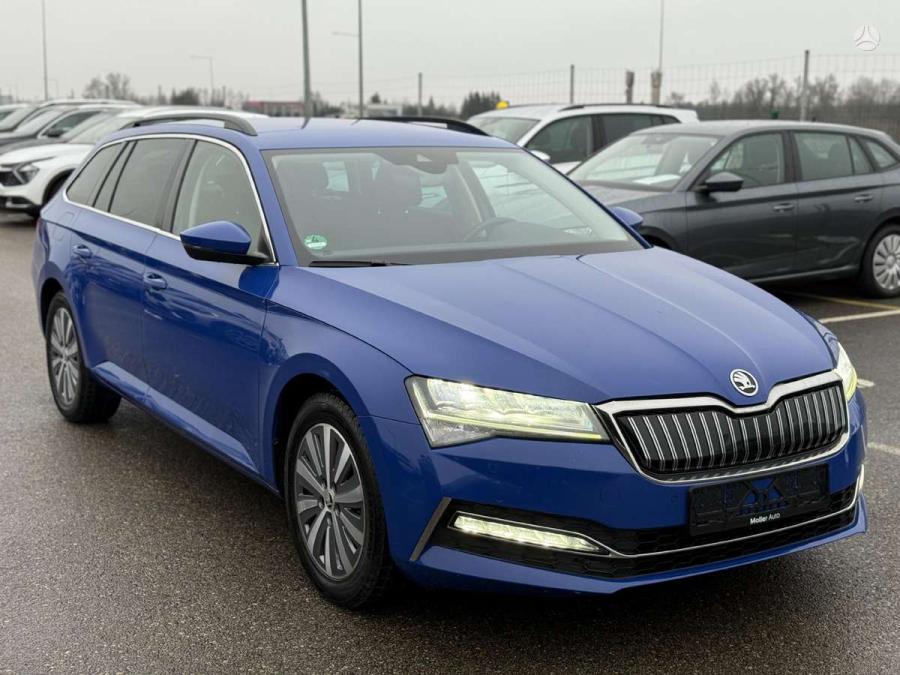 Blue Skoda SuperB 2021 in Vilnius, with an engine capacity of 1.40 L and mileage of 182 thousand km for 15999 €, photo 1 on AUTOMOTO.COM.LV