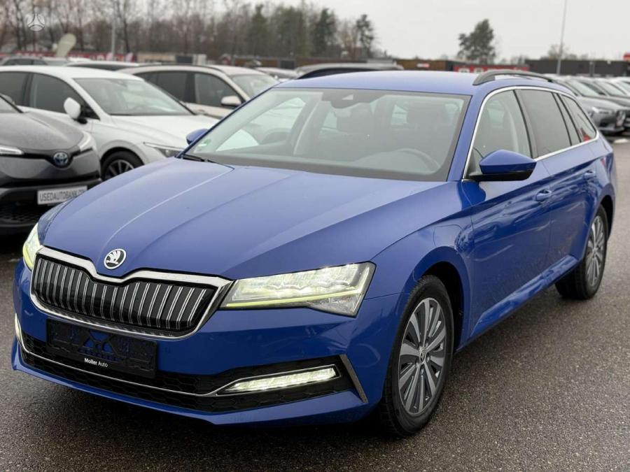 Blue Skoda SuperB 2021 in Vilnius, with an engine capacity of 1.40 L and mileage of 182 thousand km for 15995 €, photo 1 on AUTOMOTO.COM.LV