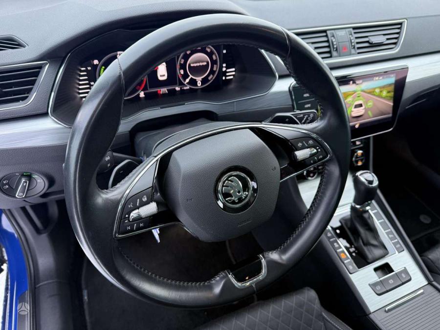 Zils Skoda SuperB 2021 Viļņa, ar dzinēja tilpumu 1.40 L un nobraukumu 182 tūkst. km par 15999 €, foto 29 vietnē AUTOMOTO.COM.LV
