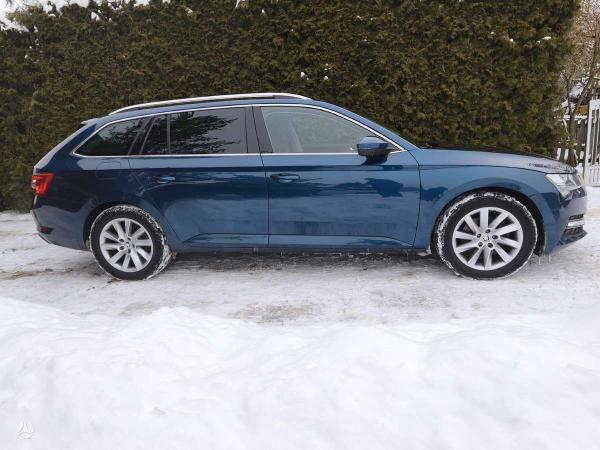 Blue Skoda SuperB 2021 in Kalvarija, with an engine capacity of 1.50 L and mileage of 188 thousand km for 16819 €, photo 6 on AUTOMOTO.COM.LV