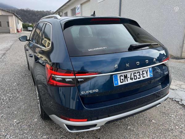 Blue Skoda SuperB 2021 in Taurage, with an engine capacity of 1.97 L and mileage of 350 thousand km for 15500 €, photo 7 on AUTOMOTO.COM.LV