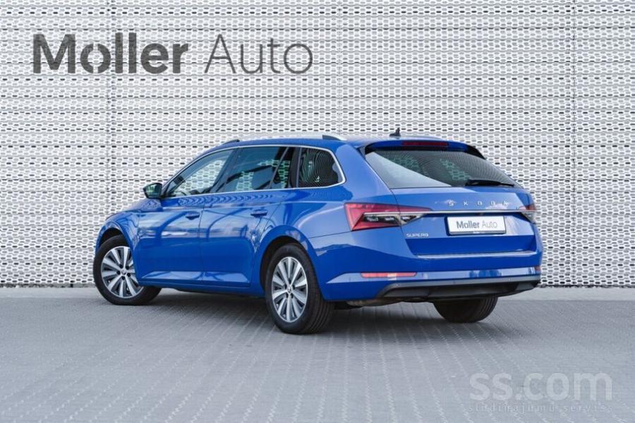Zils Skoda SuperB 2021 Rīga, ar dzinēja tilpumu 2.00 L un nobraukumu 154 tūkst. km par 24600 €, foto 4 vietnē AUTOMOTO.COM.LV