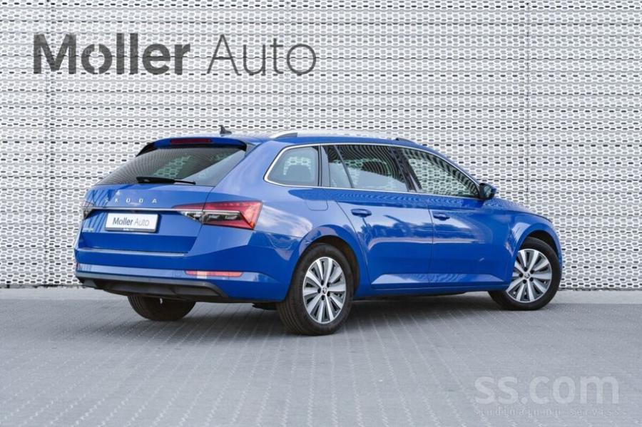 Zils Skoda SuperB 2021 Rīga, ar dzinēja tilpumu 2.00 L un nobraukumu 154 tūkst. km par 24600 €, foto 5 vietnē AUTOMOTO.COM.LV