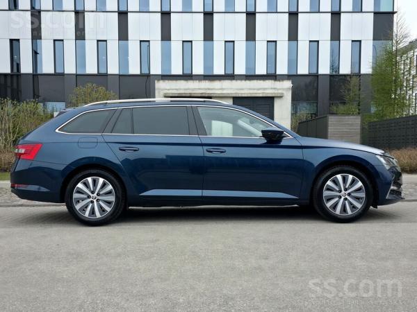 Blue Skoda SuperB 2021 in Riga, with an engine capacity of 1.40 L and mileage of 110 thousand km for 20990 €, photo 4 on AUTOMOTO.COM.LV