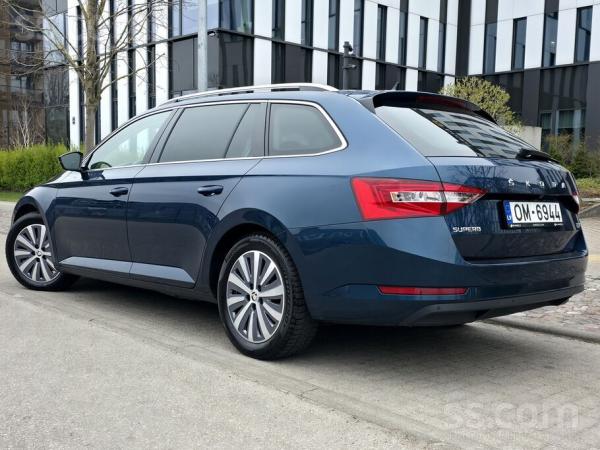 Blue Skoda SuperB 2021 in Riga, with an engine capacity of 1.40 L and mileage of 110 thousand km for 20990 €, photo 5 on AUTOMOTO.COM.LV