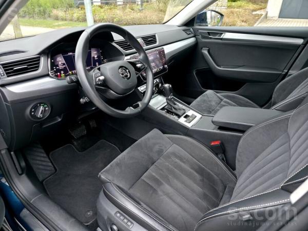 Blue Skoda SuperB 2021 in Riga, with an engine capacity of 1.40 L and mileage of 110 thousand km for 20990 €, photo 10 on AUTOMOTO.COM.LV
