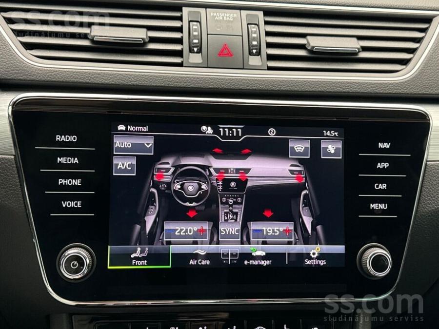 Zils Skoda SuperB 2021 Rīga, ar dzinēja tilpumu 1.40 L un nobraukumu 110 tūkst. km par 20990 €, foto 24 vietnē AUTOMOTO.COM.LV