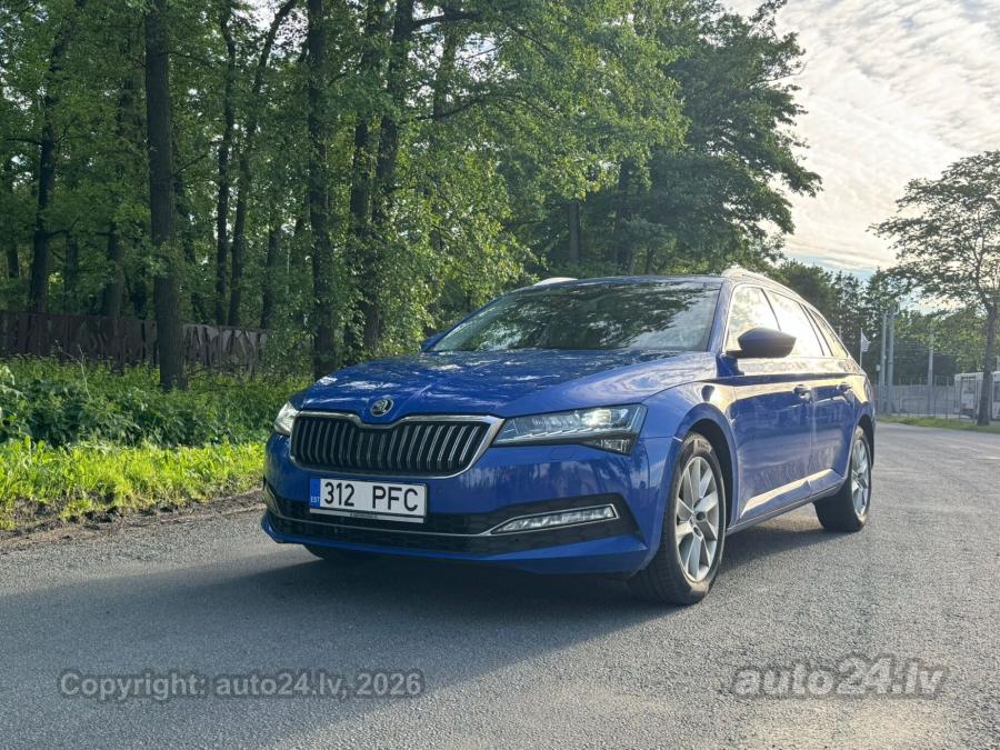 Blue Skoda SuperB 2021 in Tallinn, with an engine capacity of 2.00 L and mileage of 138 thousand km for 22900 €, photo 1 on AUTOMOTO.COM.LV