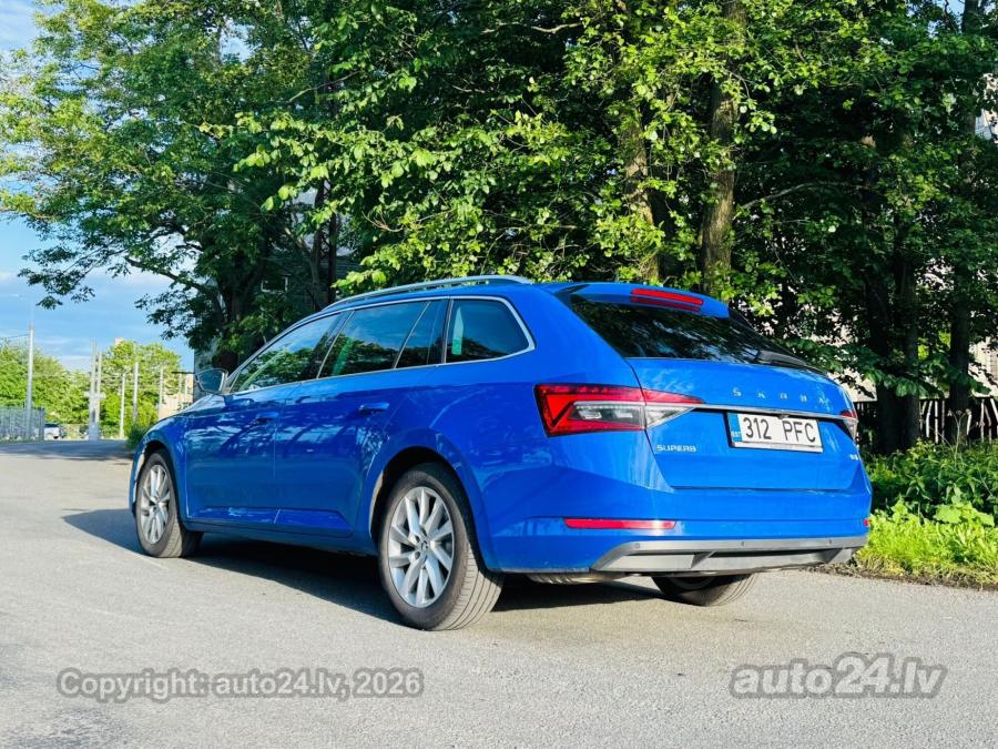 Blue Skoda SuperB 2021 in Tallinn, with an engine capacity of 2.00 L and mileage of 138 thousand km for 22900 €, photo 4 on AUTOMOTO.COM.LV